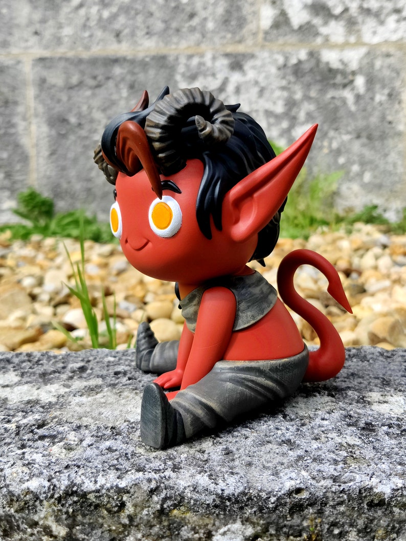 Resin Printed Karlach Figure - Painted - Etsy