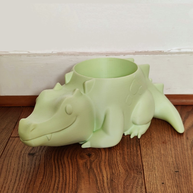 Alligator Planter - Etsy