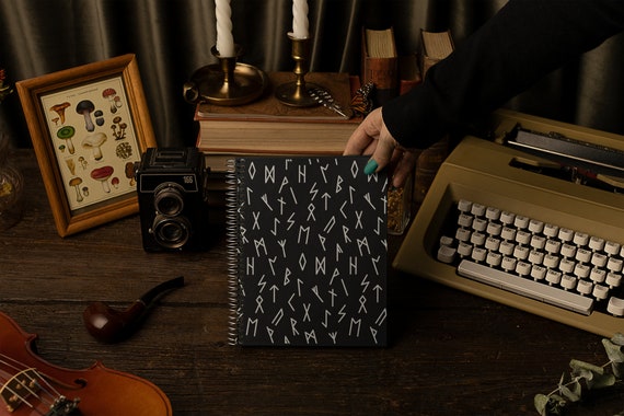 Runes Norse Mythology Notebook - Etsy