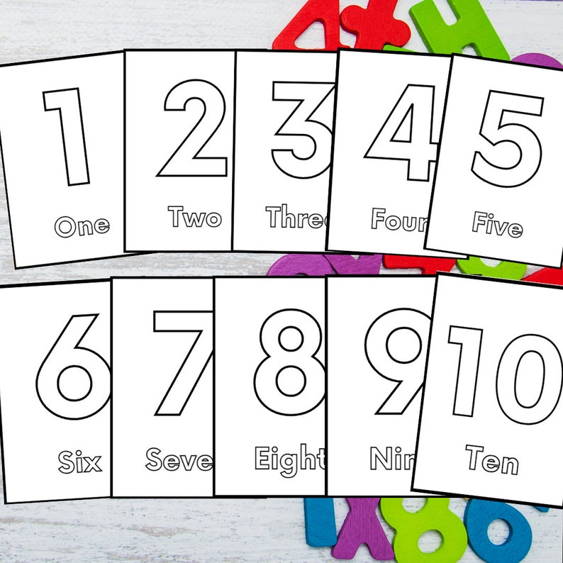 Printable Alphabet and Numbers Coloring Sheets Educational Preschool ...