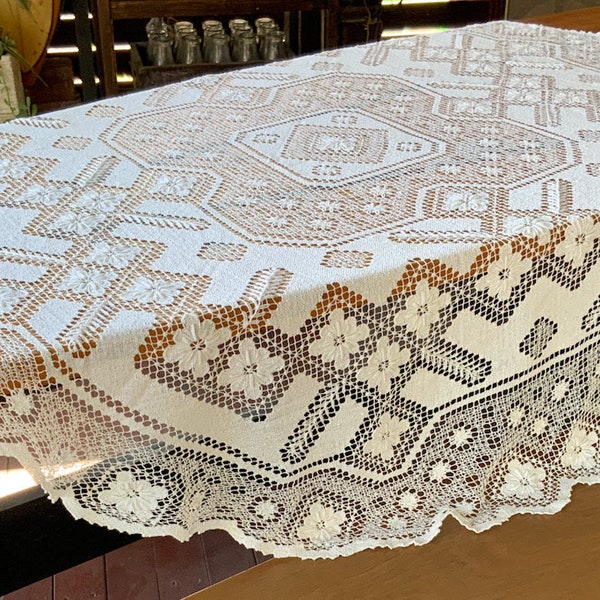 Filet Lace Linens - Etsy
