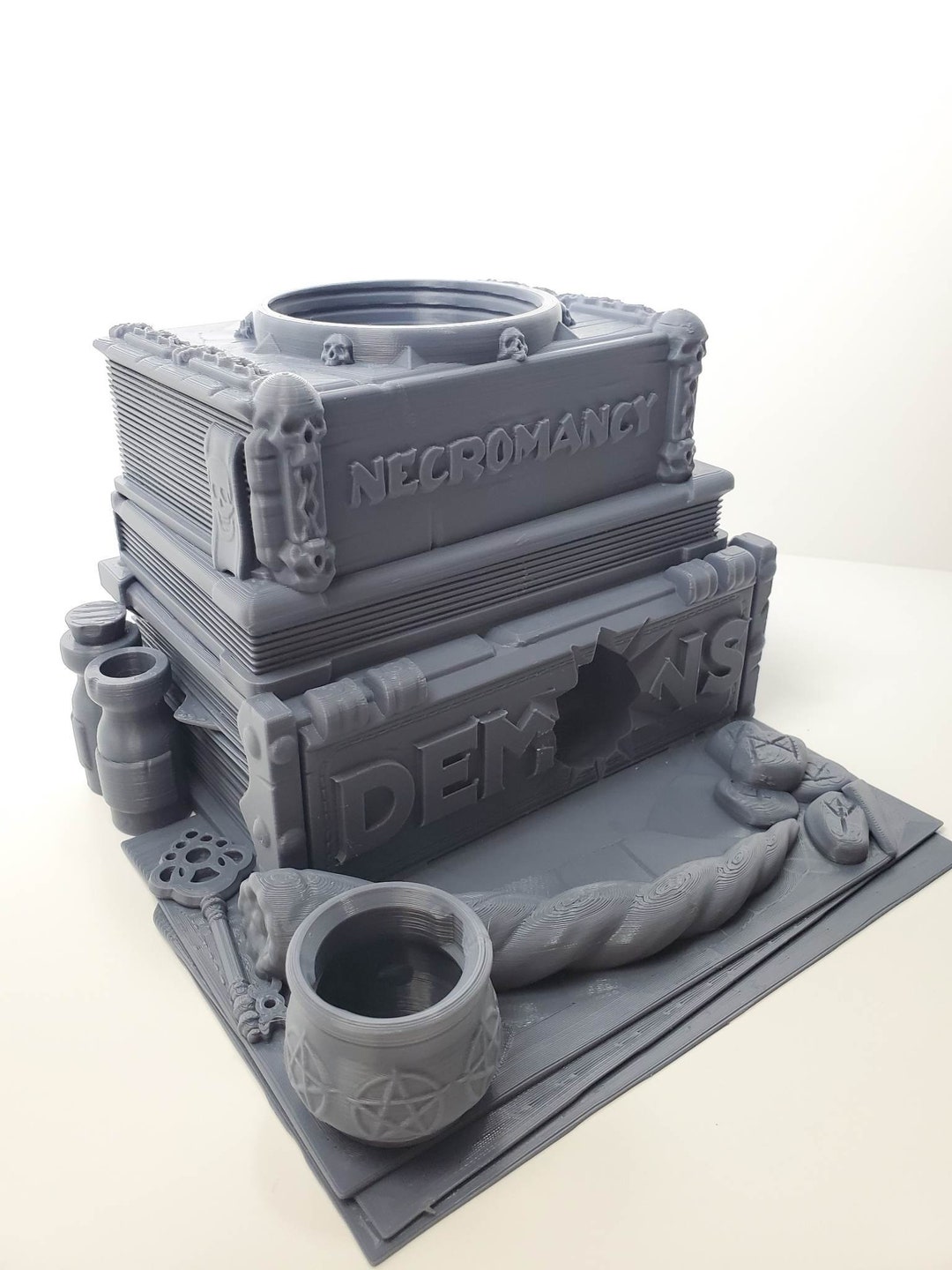 Necromancer Dark Arts Book Dice Tower - Etsy