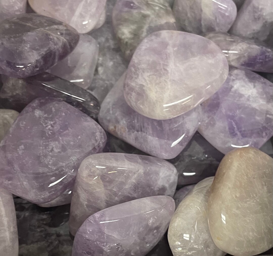 High Quality Amethyst Smooth Stone - Etsy