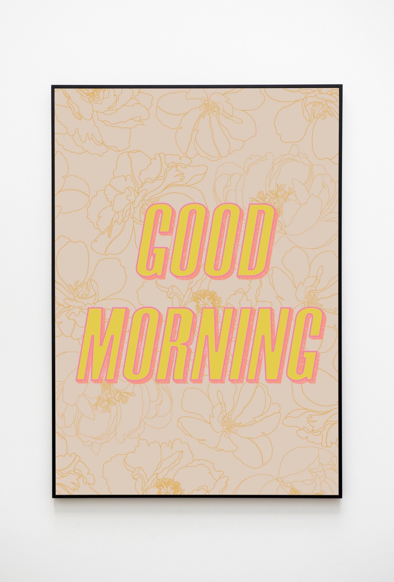 Good Morning print printable wall art Home Decor instant | Etsy
