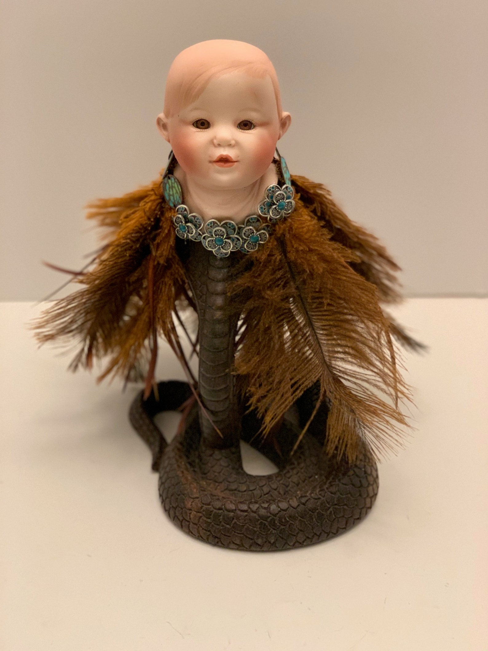 NAGA Mixed Media Art Doll Art Assemblage Art OOAK - Etsy