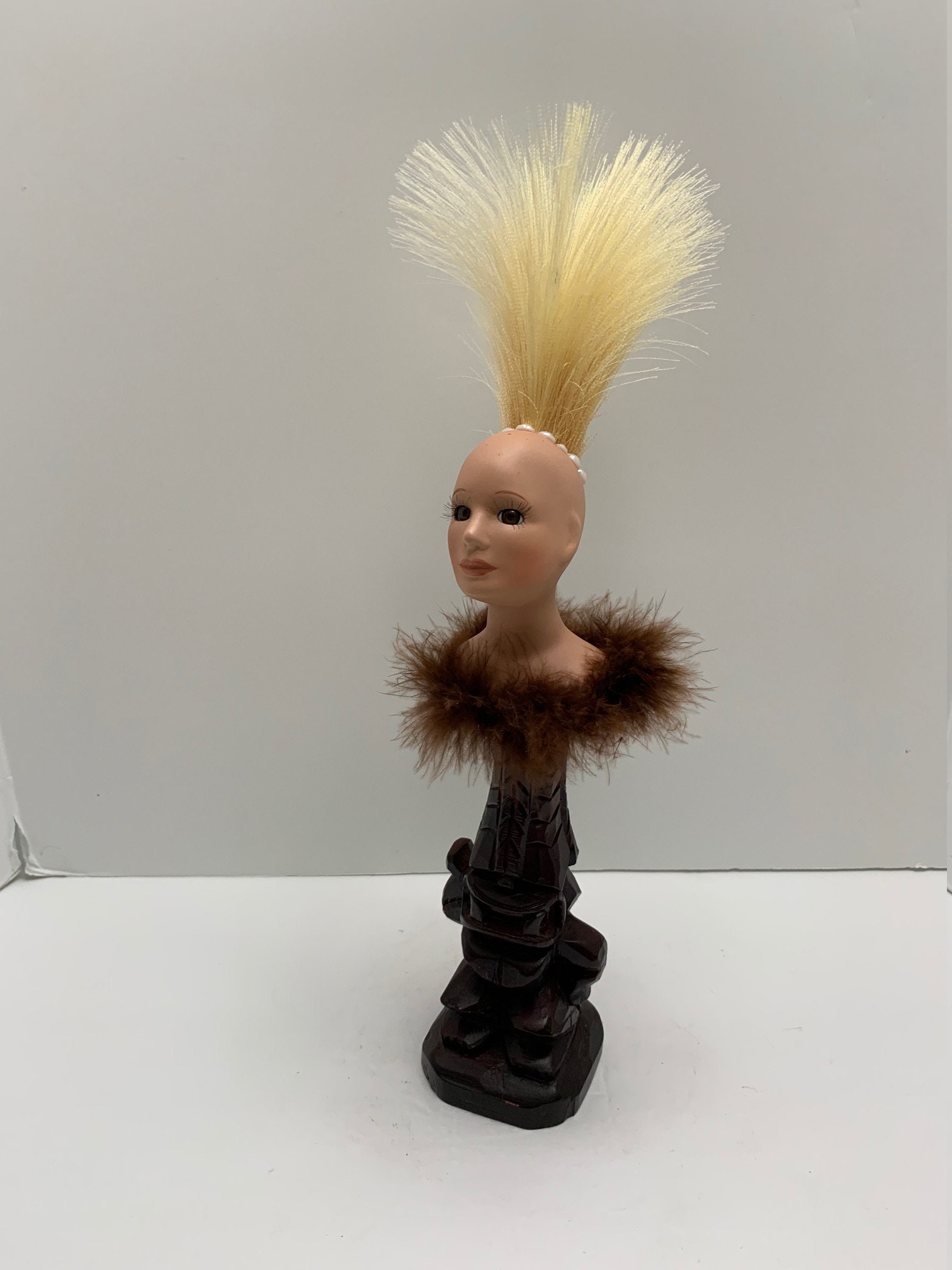 MITCH Mixed Media Art OOAK Doll Art Assemblage Art BOHO 14" - Etsy