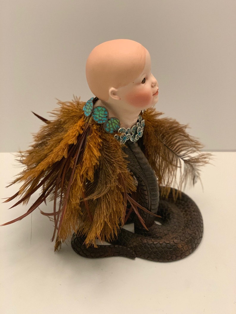 NAGA Mixed Media Art Doll Art Assemblage Art OOAK - Etsy