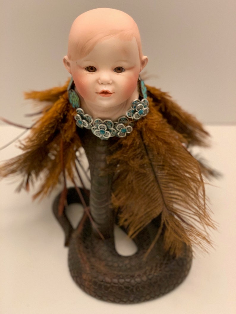 NAGA Mixed Media Art Doll Art Assemblage Art OOAK - Etsy