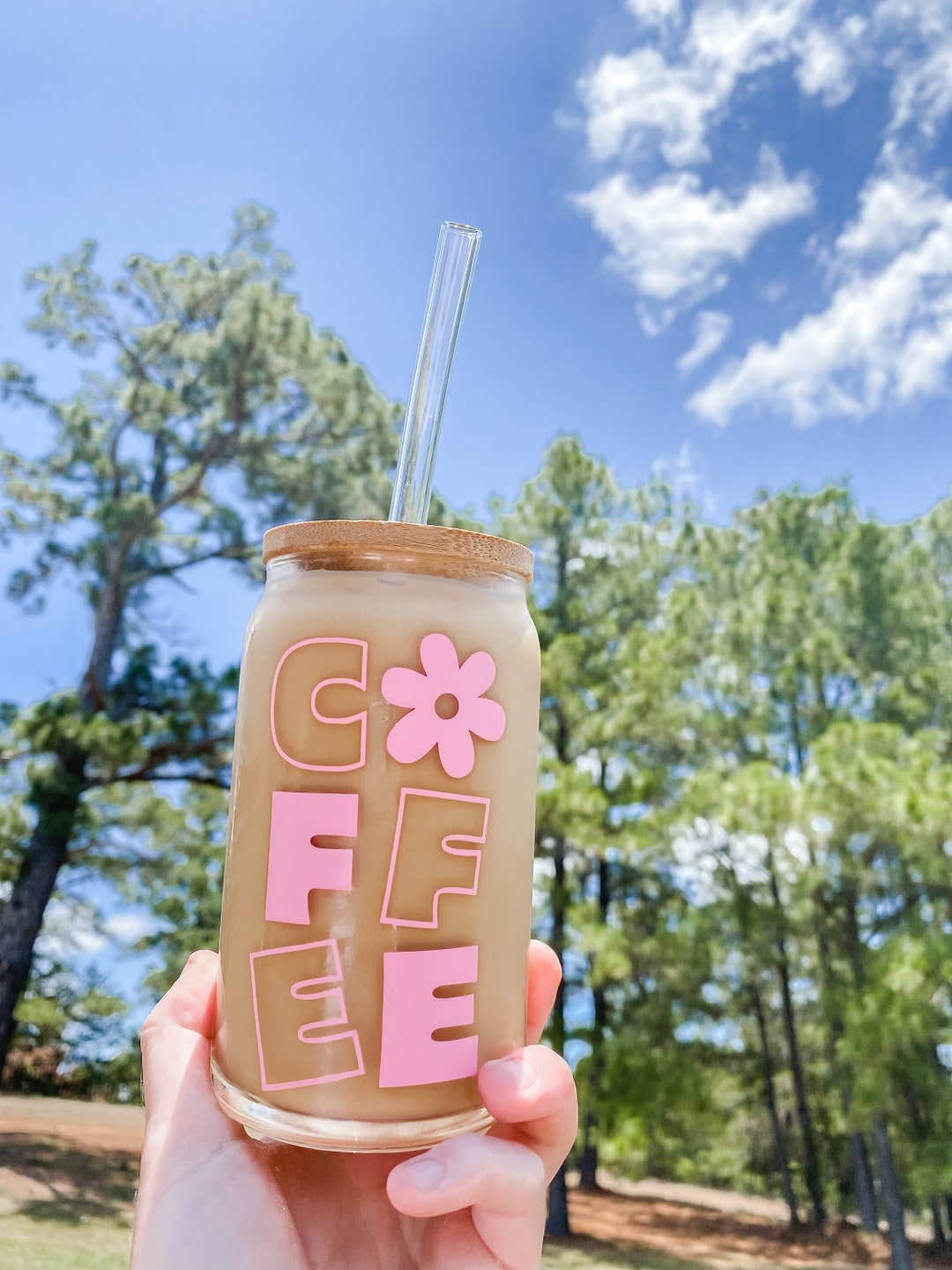 Iced Coffee Cup 16oz Iced Coffee Cup Glass Can Glass Beer Can