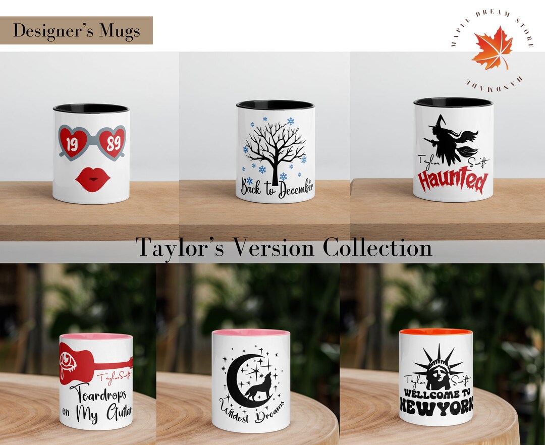 Taylor Swift Ceramic Mug | Personalized Music Gift - Etsy