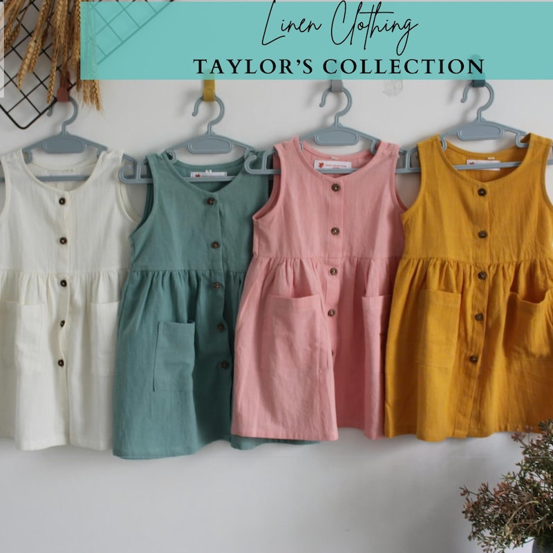 Kids Linen Clothing - Etsy