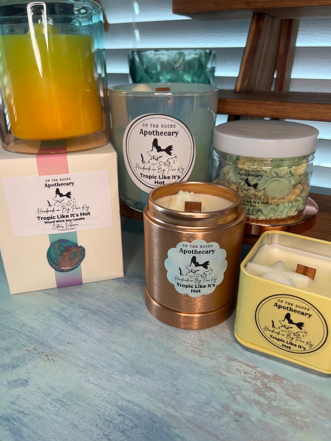 Tropic Like It's Hot - Citrus Volcano Aloe Gift Set - Etsy