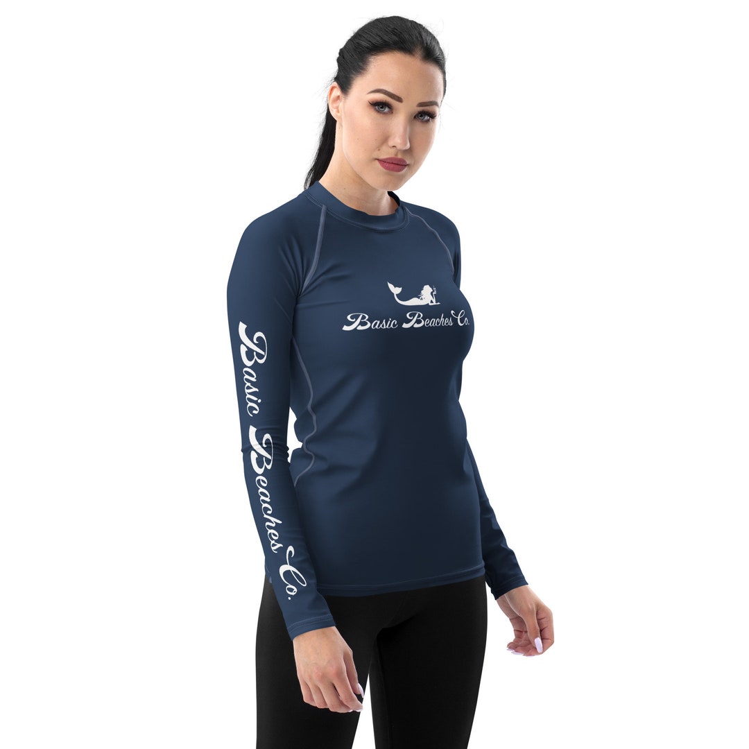 Basic Rash Guard Navy - Etsy