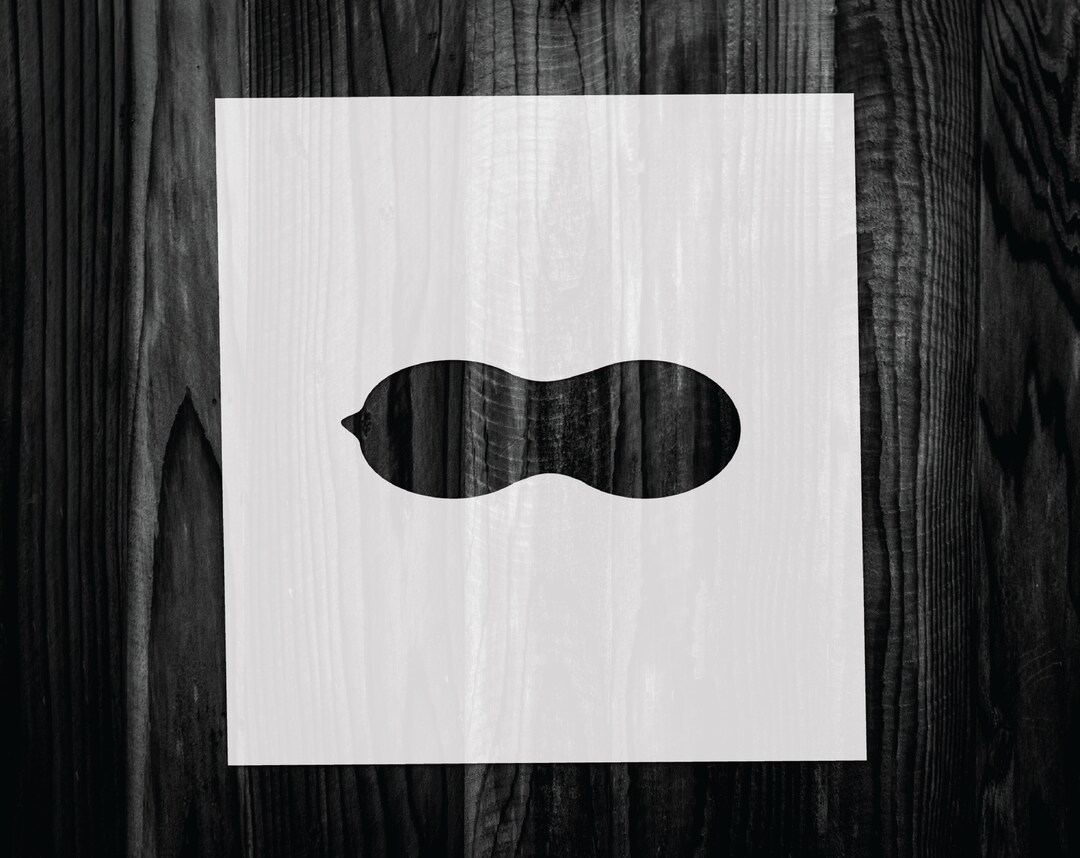 Peanut Stencil, Mylar Reusable Stencil, Stencil, FAST SHIPPING - Etsy