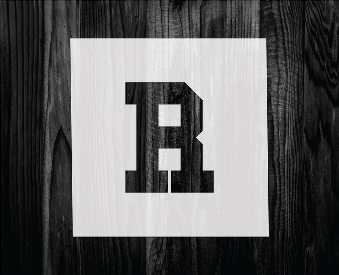 Letter R Stencil, Mylar Reusable Stencil, Stencil, FAST SHIPPING - Etsy