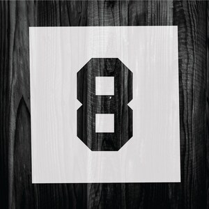 Number 8 Stencil, Mylar Reusable Stencil, Stencil, FAST SHIPPING - Etsy