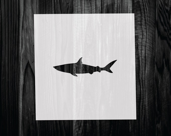 Shark Stencil Reusable Shark Stencil Art Stencil DIY Craft Stencil ...