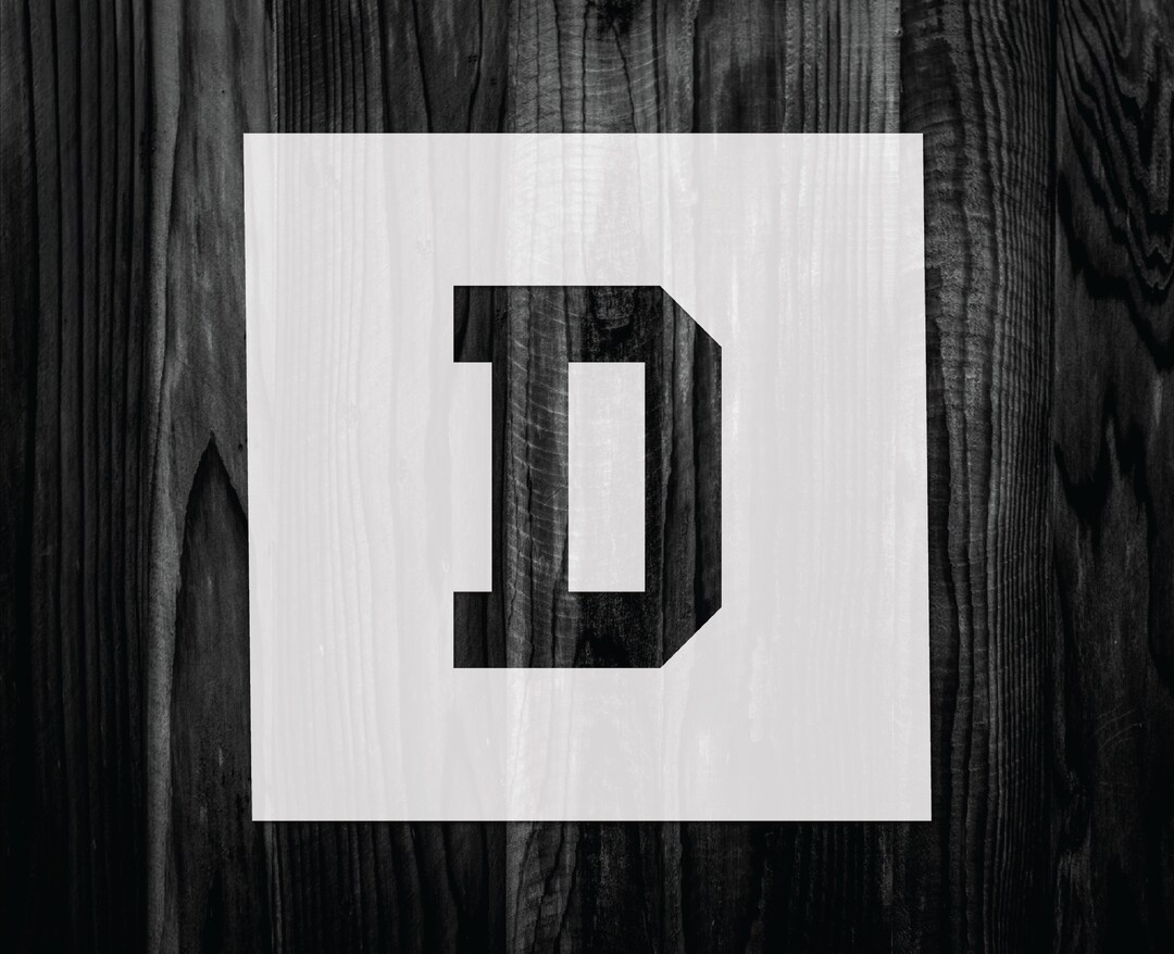 Letter D Stencil, Mylar Reusable Stencil, Stencil, FAST SHIPPING - Etsy