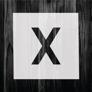 Letter X Stencil, Mylar Reusable Stencil, Stencil, FAST SHIPPING - Etsy