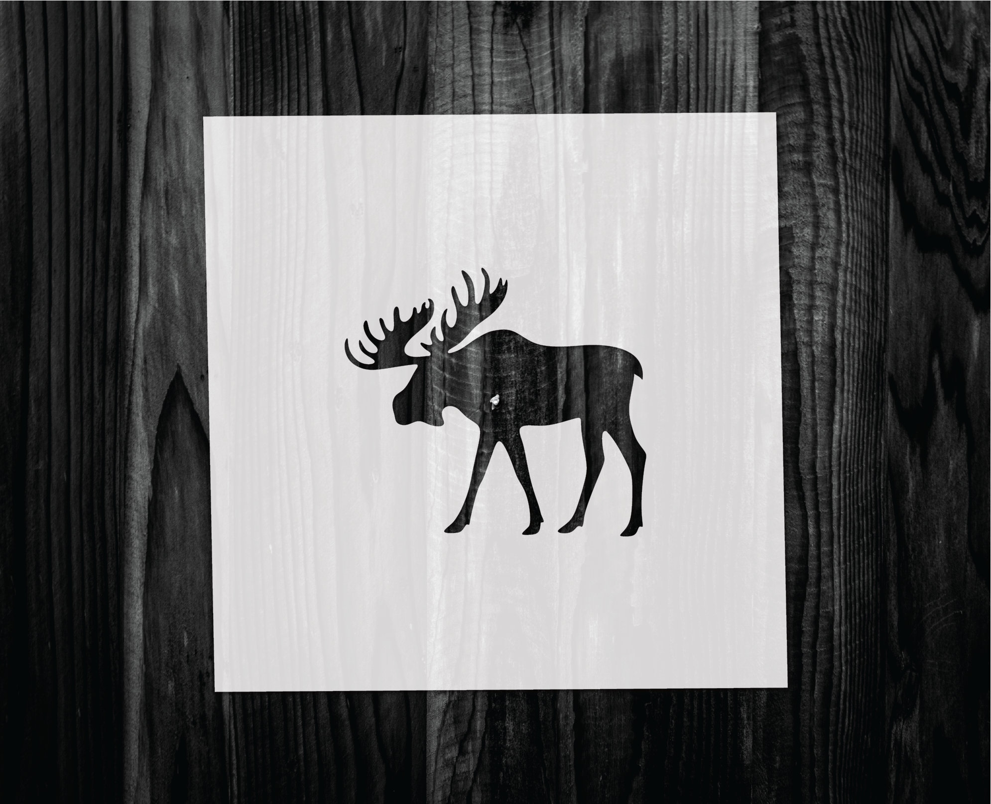 Moose Stencil, Mylar Reusable Stencil, Stencil, FAST SHIPPING - Etsy