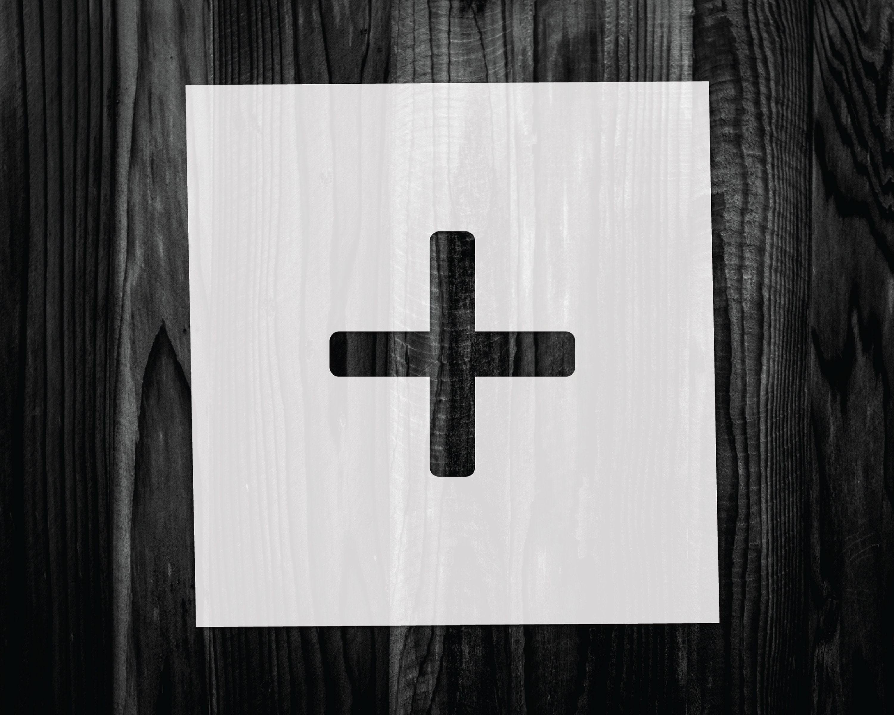 Plus Sign Stencil, Mylar Reusable Stencil, Stencil, FAST SHIPPING - Etsy