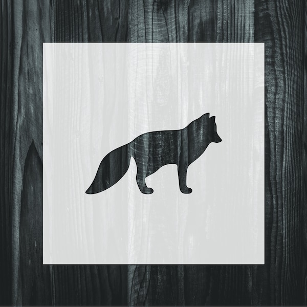 Fox Stencil - Etsy