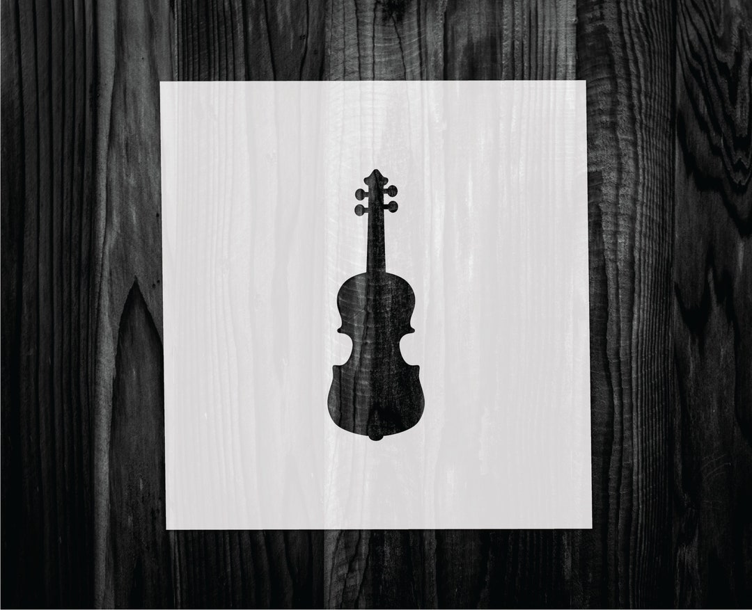 Viola Stencil, Mylar Reusable Stencil, Stencil, FAST SHIPPING - Etsy