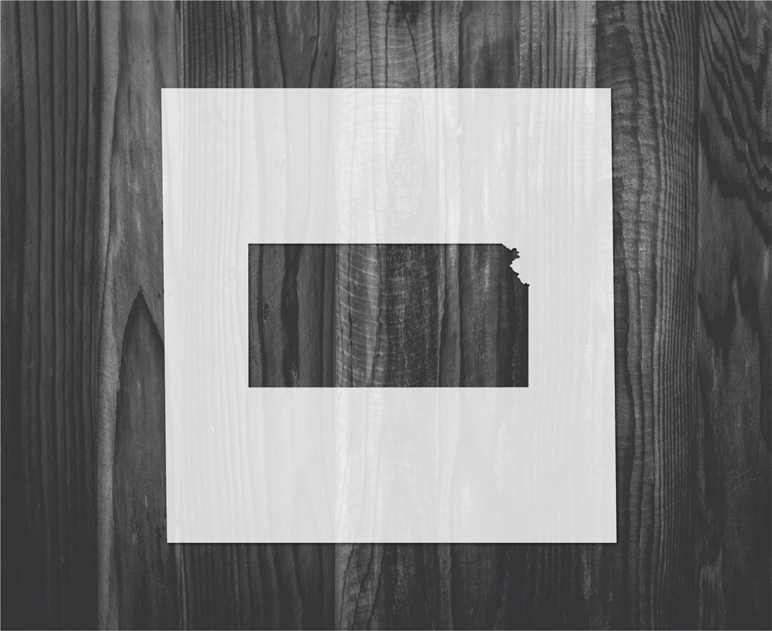 Kansas Stencil: Reusable Mylar Template - Etsy