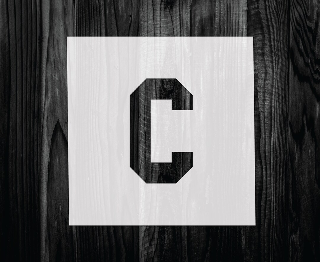 Letter C Stencil, Mylar Reusable Stencil, Stencil, FAST SHIPPING - Etsy