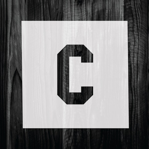Letter C Stencil - Etsy