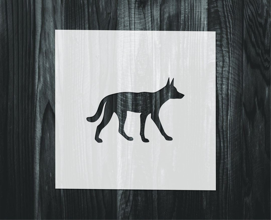 Dingo Stencil, Mylar Reusable Stencil, Stencil, FAST SHIPPING - Etsy