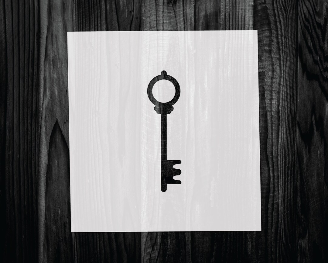 Skeleton Key Stencil, Mylar Reusable Stencil, Stencil, FAST SHIPPING - Etsy