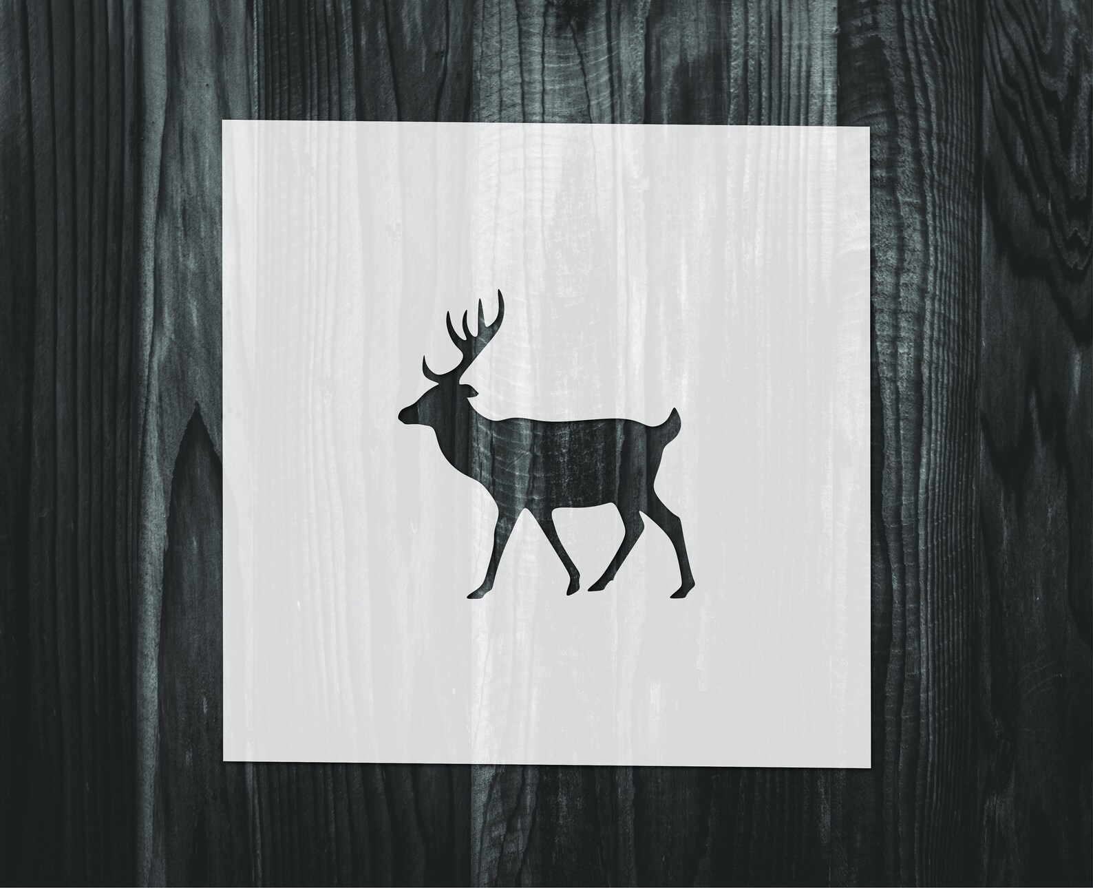 Deer Stencil Mylar Reusable Stencil Stencil FAST SHIPPING - Etsy