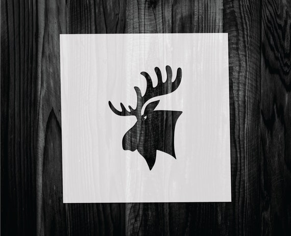 Moose Head Stencil