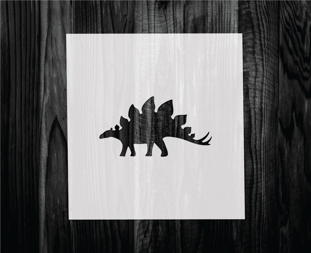 Stegosaurus Stencil, Mylar Reusable Stencil, Stencil, FAST SHIPPING - Etsy