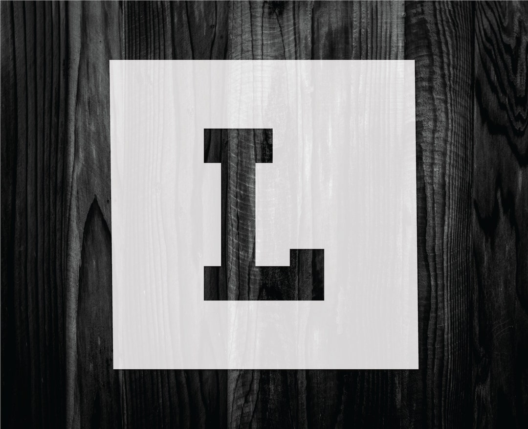 Letter L Stencil, Mylar Reusable Stencil, Stencil, FAST SHIPPING - Etsy