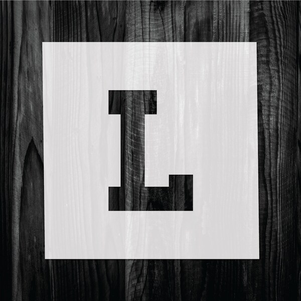 Letter L Stencil - Etsy