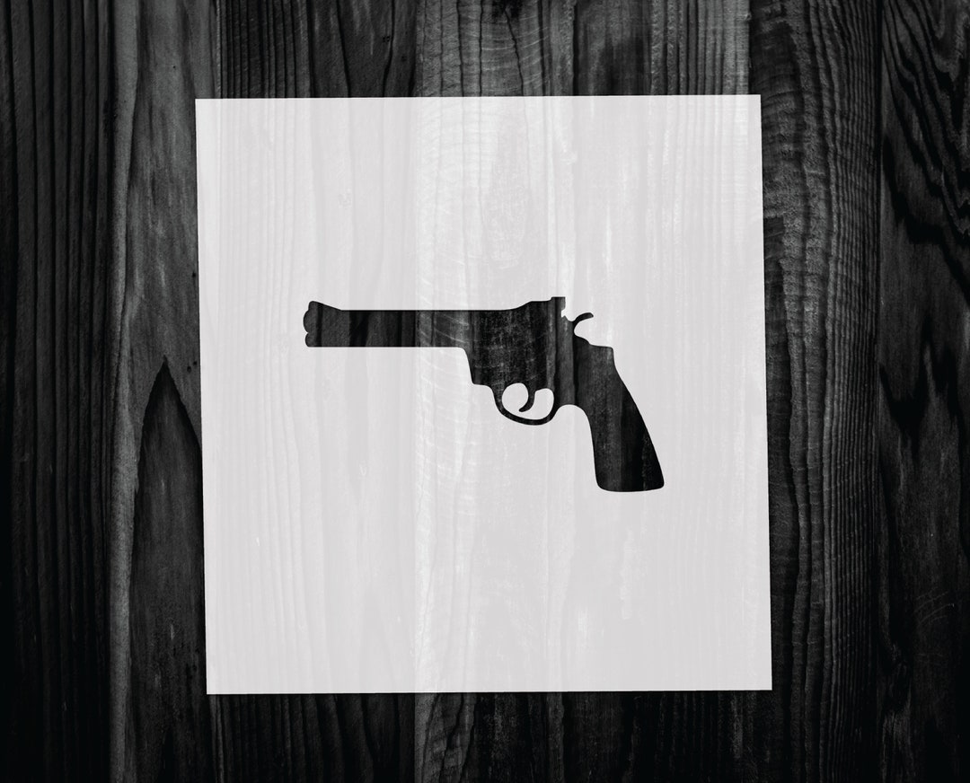 Revolver Stencil, Mylar Reusable Stencil, Stencil, FAST SHIPPING - Etsy