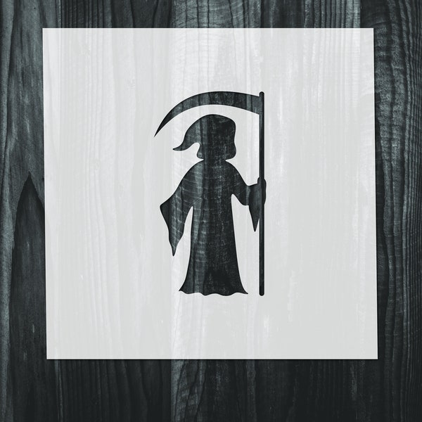 Grim Reaper Stencil - Etsy