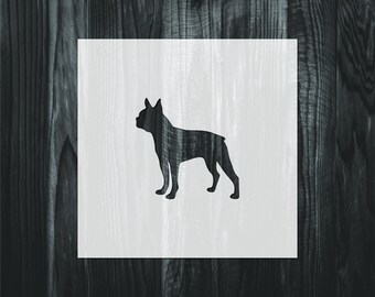 Dog Boston Terrier 783-965 Stencil - Etsy