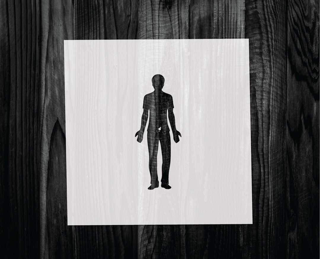 Man Stencil, Mylar Reusable Stencil, Stencil, FAST SHIPPING - Etsy