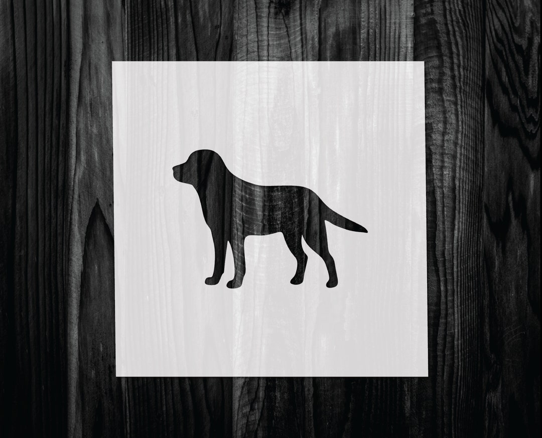 Labrador Stencil: Reusable Mylar Dog Breed Art - Etsy