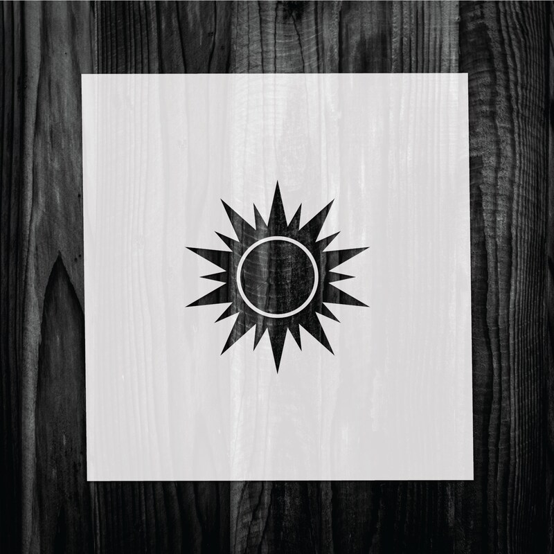 Sun Stencil - Etsy