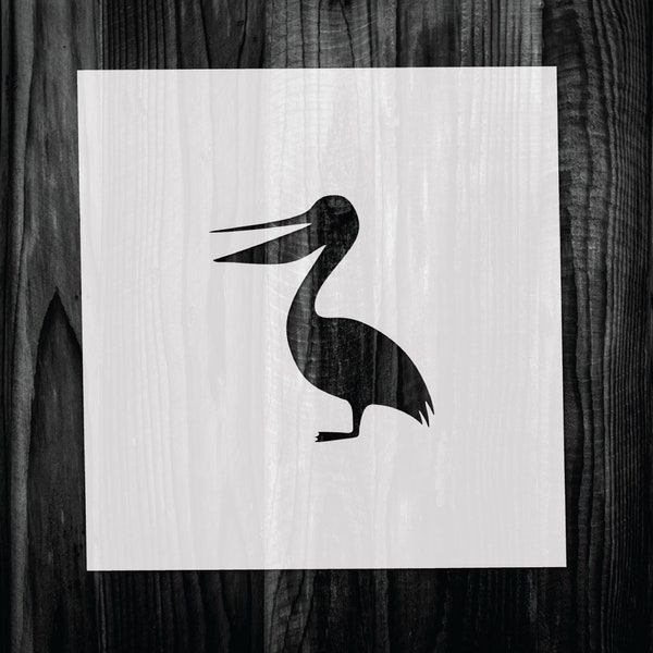Pelican Stencil - Etsy