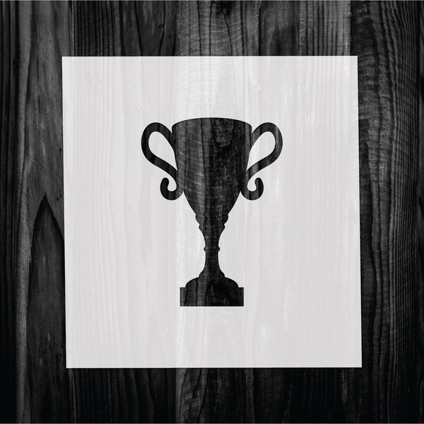 Trophy Stencil - Etsy