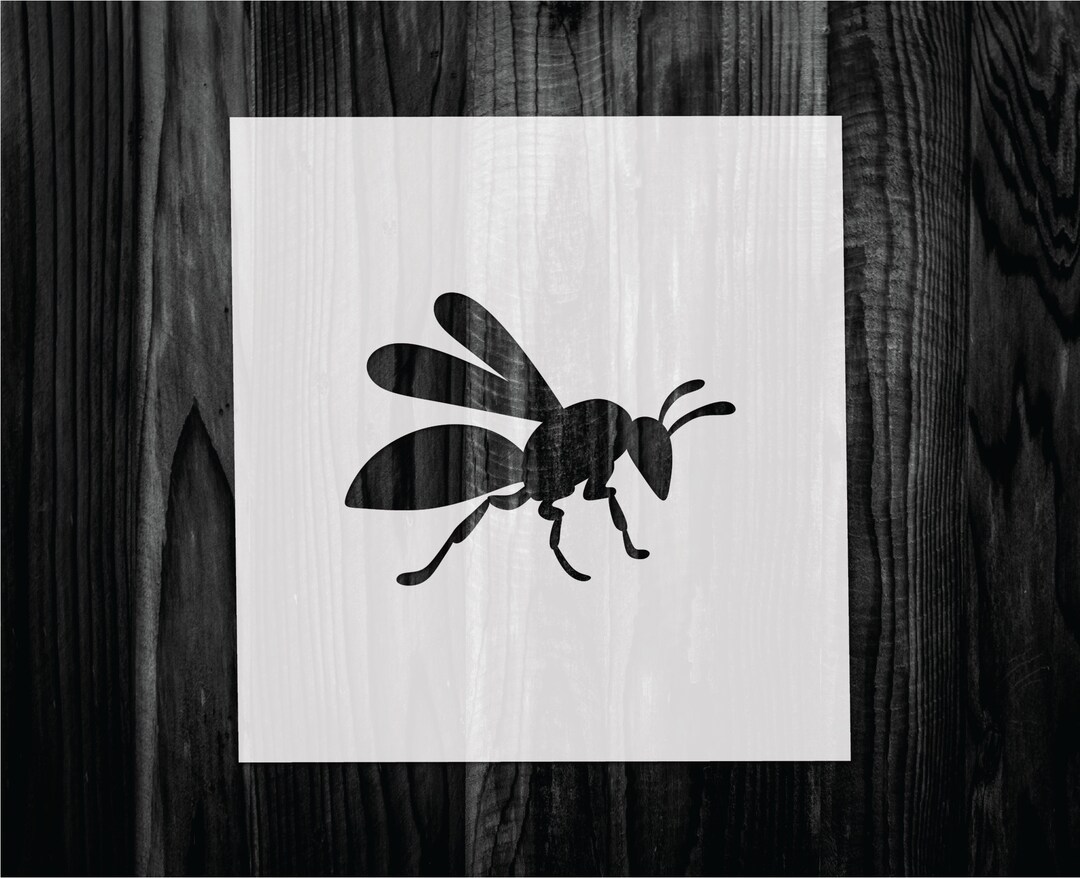 Wasp Stencil: Reusable Mylar Craft Template - Etsy
