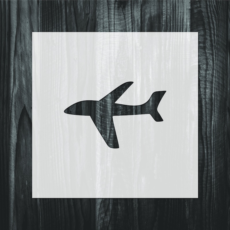 Airplane Stencil - Etsy