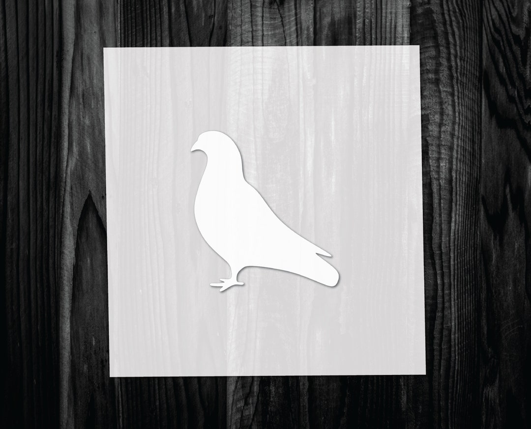 Pigeon Stencil, Mylar Reusable Stencil, Stencil, FAST SHIPPING - Etsy