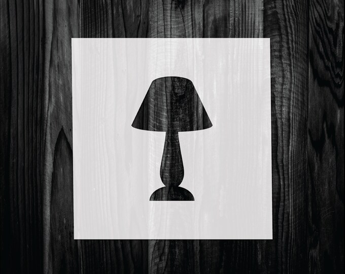 Lamp Stencil, Reusable Lamp Stencil-diy Craft Stencil, Large Lamp ...