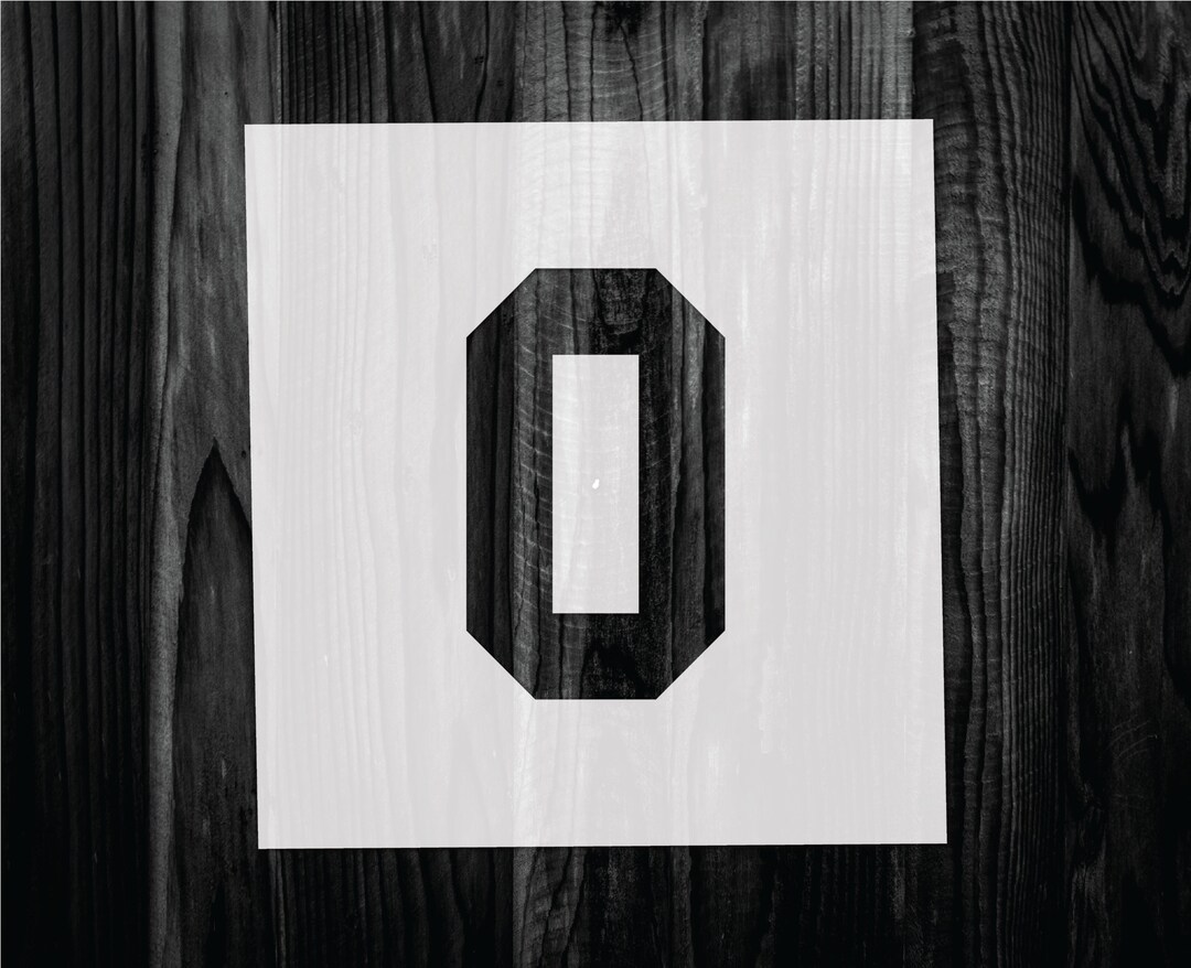 Number 0 Stencil, Mylar Reusable Stencil, Stencil, FAST SHIPPING - Etsy